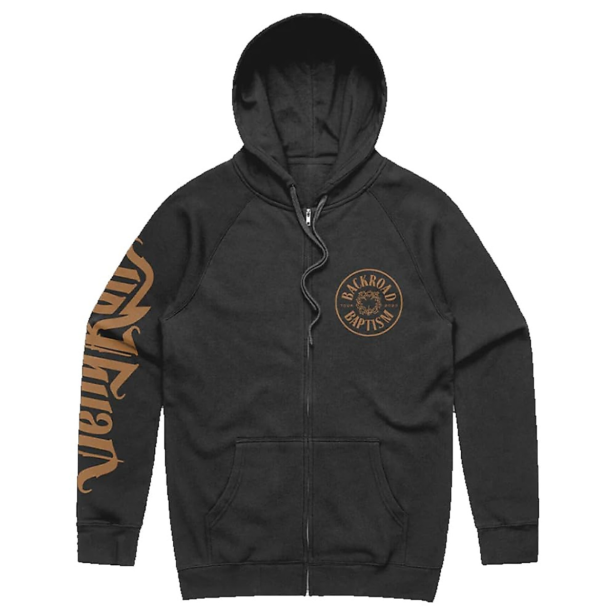 MARLLEGEBEE Jelly Roll Backroad Baptism Zip Up Hoodie Long Sleeve Sweatshirts Women Men Hip Hop Clothes (XX-Large,YH07)