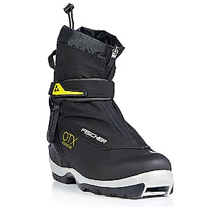 Fischer Unisex OTX Adventure BC Adult Warm Lightweight Durable Stable Non Slip Sport Nordic Snow Ski Boots, Black, 42