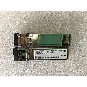Brocade SFP+ 10G SR 850nm 300m Fiber Optic Transceiver 57-0000075-01 - Lots of 8