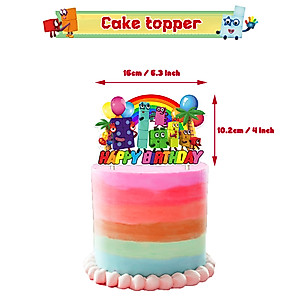 SELPONT locks Theme Party Supplies,Including Birthday Bannner,Cake Copper ,Ballon,Party Background,Suitable for Birthday Party,Holiday Party,Party Favor etc