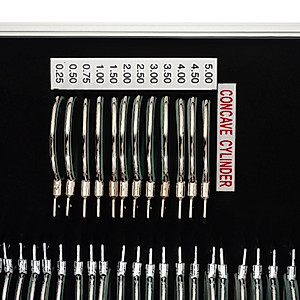 Trial Lens Set 68pcs Optical Trial Lens Set Professional Optometry Equipment, Metal Rim & Aluminium Case & Free Trial Frame, Precise Optical Lens Optometry Kit