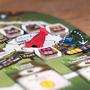 Everdell Bellfaire Expansion | Adds 5th and 6th Player Option to Everdell | New Critter Powers | Cardinal and Toad Meeples