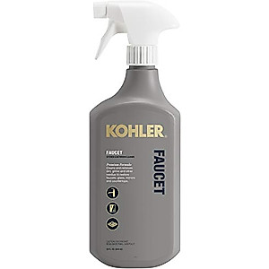 Kohler K-EC23723-NA Faucet Cleaner, Kitchen and Bathroom Cleaner, 28 FL Oz