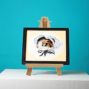 XYSMZM 10 Pcs 5 Inch Mini Wood Display Easel for Displaying Small Canvases, Photos