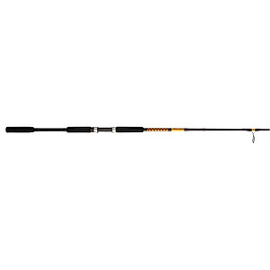 Ugly Stik Bigwater Spinning Fishing Rod,Black/Red/Yellow,9' - Medium Heavy - 15-30lb - 2pc