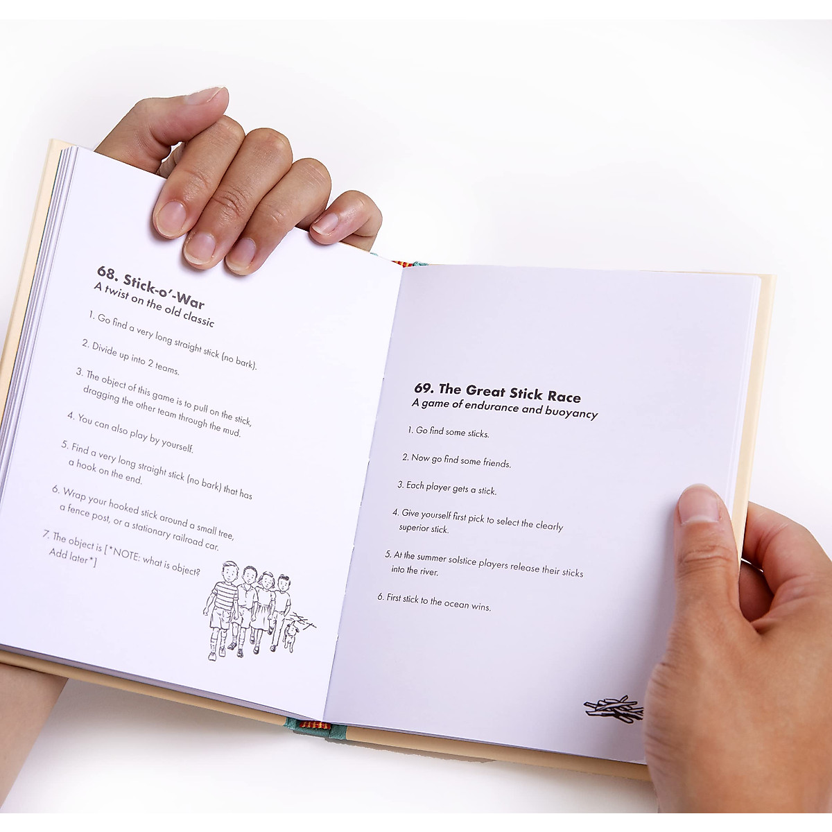 100 Games to Play with a Stick [A Hilarious Parody Book & Gag Gift]