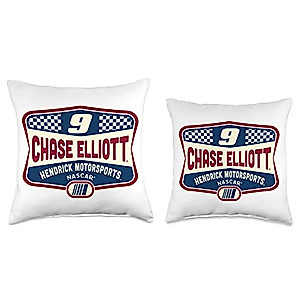 OURAY SPORTSWEAR NASCAR-Chase Elliott Shield Throw Pillow, 18x18, Multicolor