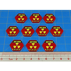 LITKO Mecha Damage Effects Token Set | Compatible with BattleTech (Reactor Shut Down)