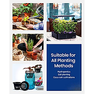 iDOO Indoor Plant Food (400ml in Total), Water Soluble All-Purpose Concentrated Fertilizer for Hydroponics System, Potted Houseplants