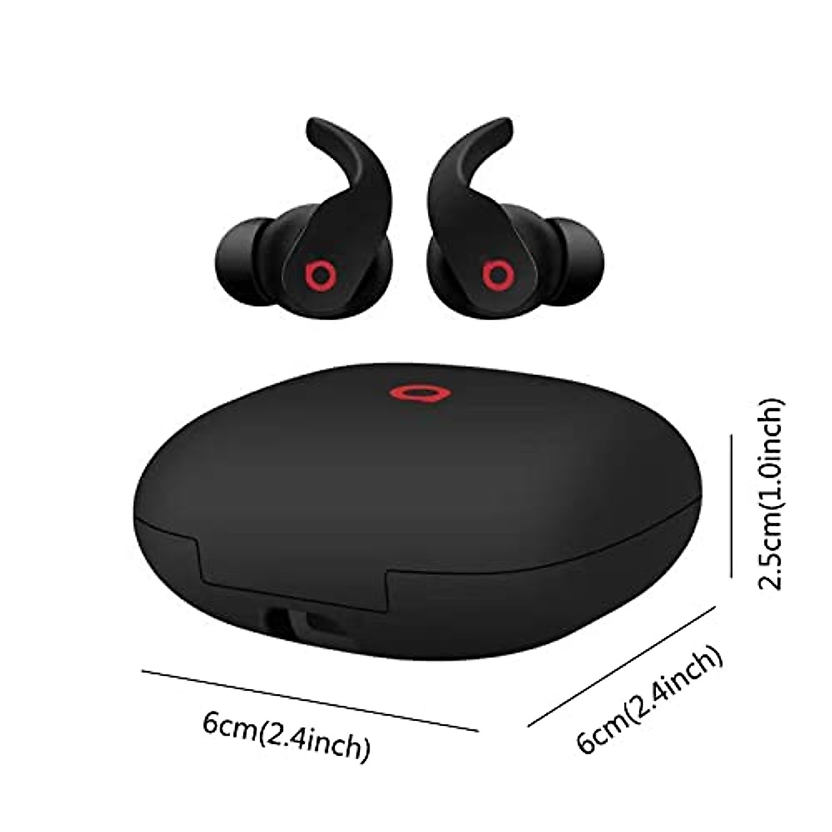 Wireless Bluetooth Sport Earbuds Headphones - Bluetooth Headset Bluetooth 5.2 Wireless Earbuds Waterproof Low-Power Noise Cancellation Binaural Stereo HD Sound Quality for Sports (Black)