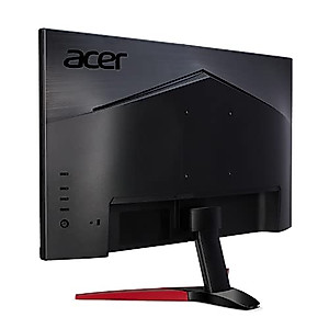Acer Nitro 27" Full HD 1920 x 1080 PC Gaming IPS Monitor | AMD FreeSync Premium | 180Hz Refresh | Up to 0.5ms | HDR10 Support | 99% sRGB | 1 x Display Port 1.2 & 2 x HDMI 2.0 | KG271 M3biip,Black