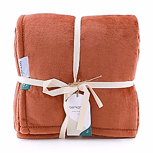 berkshire Recycled VelvetLoft Throw | Recycled All-Season VelvetLoft Throw | Carrot | Throw (60" x 70")