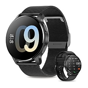 Lefitus Smart Watch for Men Women, Bluetooth Smartwatch Make/Receive Calls, 1.32" Touch Screen IP67 Waterproof Women Fitness Watch with Heart Rate Sleep Monitor Blood Pressure Watch for iOS Android