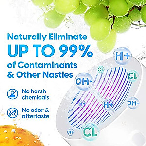 AquaPure Fruit and Vegetable Washing Machine, Kitchen Gadget, Cleans Fresh Produce Purifier, Waterproof and Easy-to-Clean Fruit and Vegetable Cleaner, USB-Rechargeable Produce Purifier 3.94 x 1.97 in