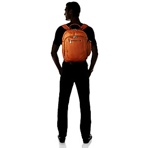 Piel Leather Laptop Backpack/Shoulder Bag, Chocolate, One Size