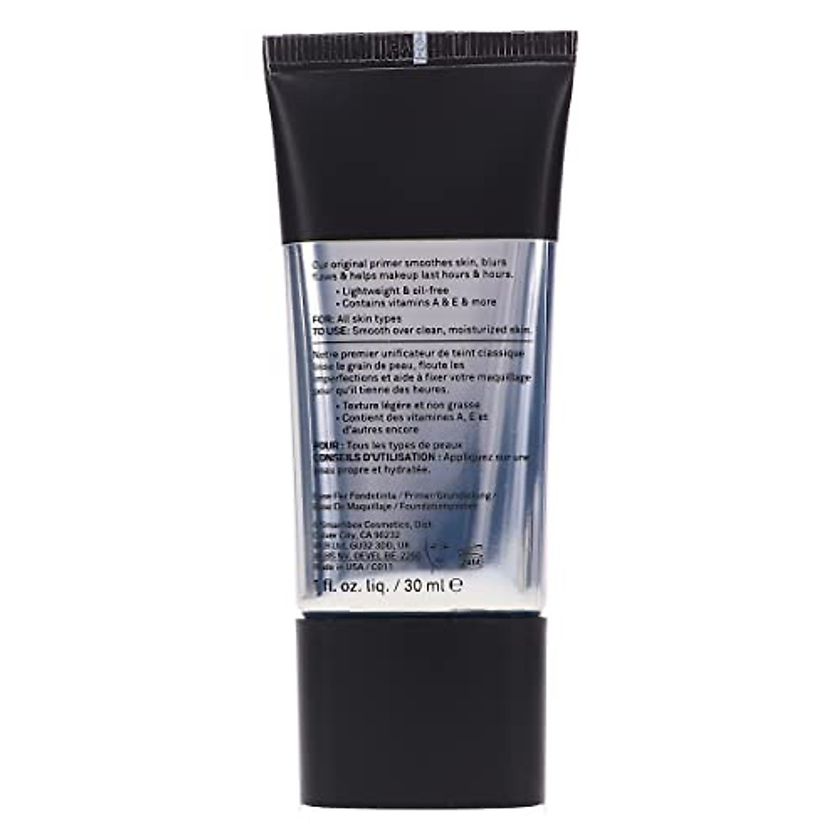 Smashbox The Original Photo Finish Smooth & Blur Oil-Free Makeup Primer - Infused with Vitamin A & E, Reduces The Appearance of Fine Lines and Pores - Standard, 1.01 fl oz