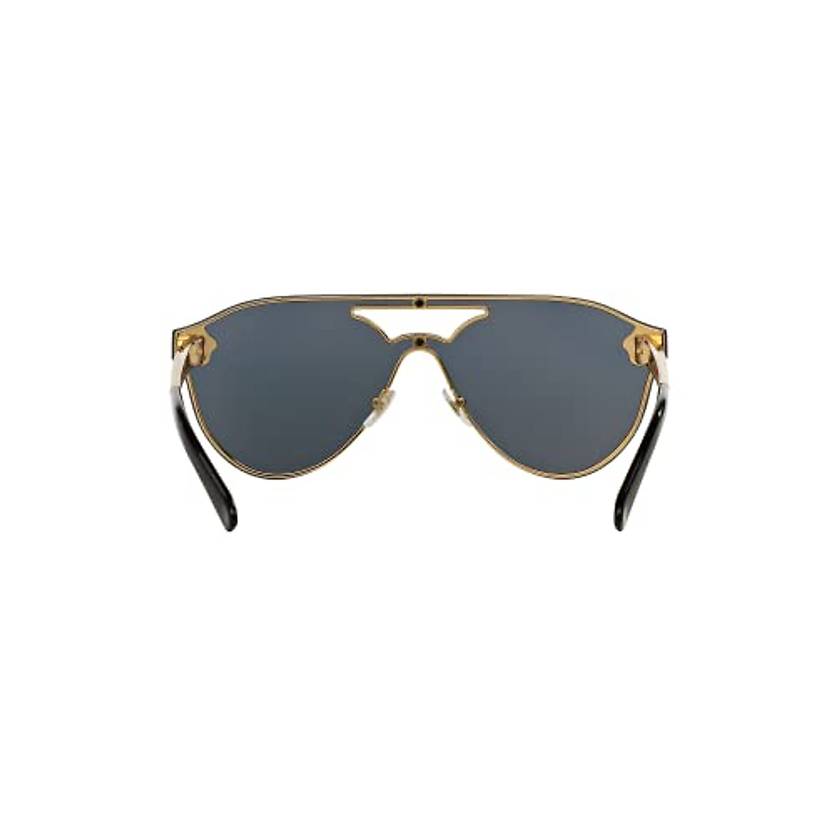 Versace Woman Sunglasses Gold Frame, Dark Grey Lenses, 0MM