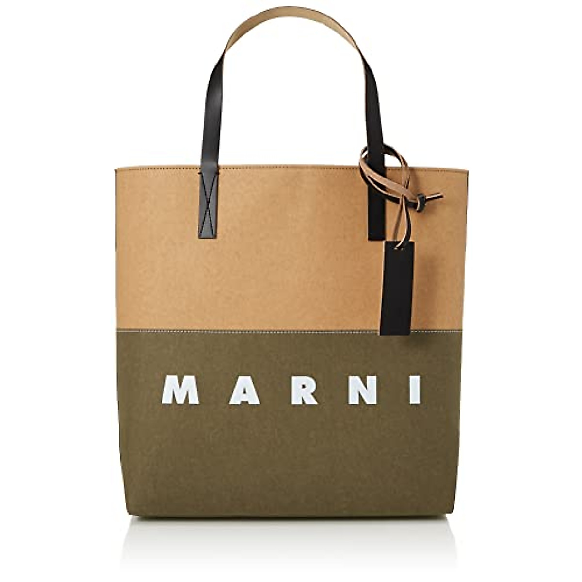 MARNI(マルニ) Tote Bag, Musk+Sandstorm+Black