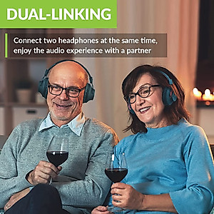 Avantree Audikast Plus Bluetooth 5.0 Transmitter for TV with Volume Control, aptX Low Latency Audio Adapter for 2 Headphones (Optical, AUX, RCA, USB), Class 1 Long Range 100ft - No Receiver Mode