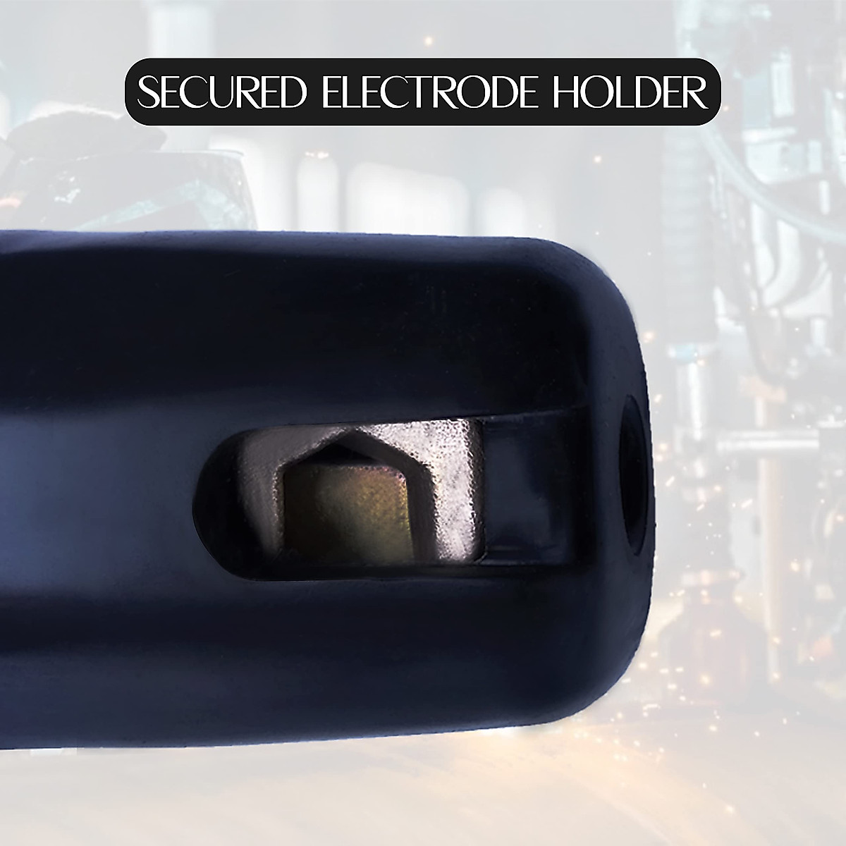 Stinger Electrode Holder, 400 Ampere, 3/0 Cable Size, Hold Up to 5/16 Inch Electrode Size, Fully Insulated Welding Stinger for Arc Stick Welding