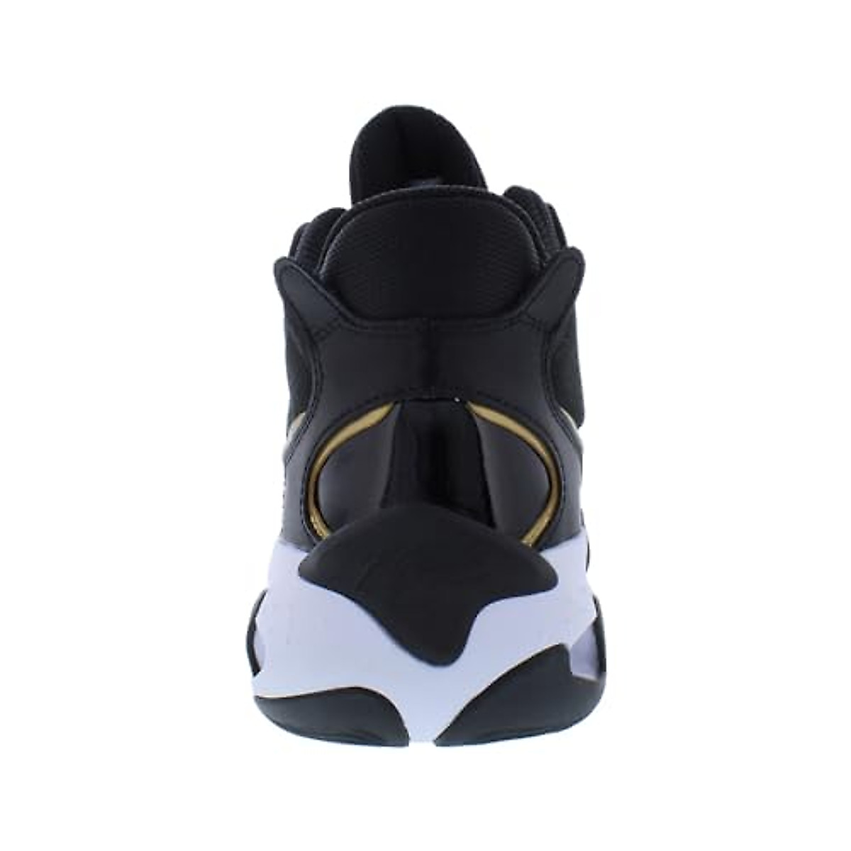 Jordan Max Aura 4 (Big Kid) Black/Metallic Gold/White 5 Big Kid M