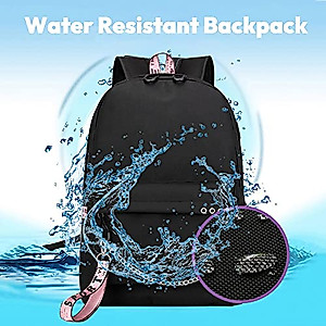 USB Backpack Kpop Korean Casual Daypack Lightweight Cartoon Bookbag 17.7 inch Large Laptop Bag College Bag for Travel Concert Gifts 4
