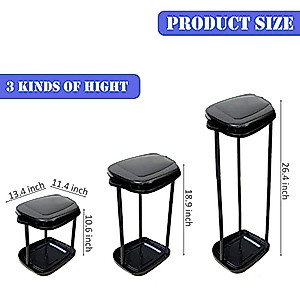 2PCS Portable Trash Bag Holder Collapsible Trash can with 50 PCS Drawstring Trash Bags | Expandable Outdoor Waste Bins Camping Accessories for Indoor Outdoor RV Picnic Kitchen Home Use