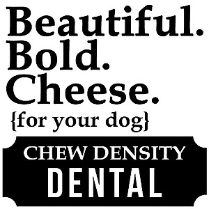 Yellow Yak Happy Teeth Dental Cheese Chew | USA Made | Lactose - Soy - Grain - Gluten Free | for All Dogs | 2 Dental Chews | Real Cheese Flavor