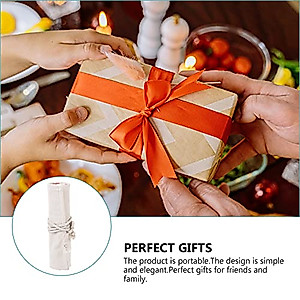 NUOBESTY Handmade Canvas Pencil Wrap 12 Lots Pencil Wrap Case Pen Paint Brush Storage Pouch Roll Up Case Large Capacity Pencil Bag for School Office Home Artist Student