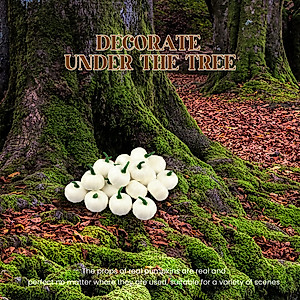 VIDELLY 16 Pieces Artificial Pumpkins for Decoration Artificial Realistic Fall Harvest Mini Pumpkins Home Garden Faux Pumpkins Artificial Vegetables Fall Harvest Décor Halloween Thanksgiving Home Deco