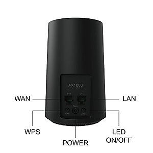 AZORES WiFi 6 Whole Home Mesh WiFi System Wireless Router AX1800-2 Pack, Dual Band AX Router, Beamforming, OFDMA, MU-MIMO, Parental Controls