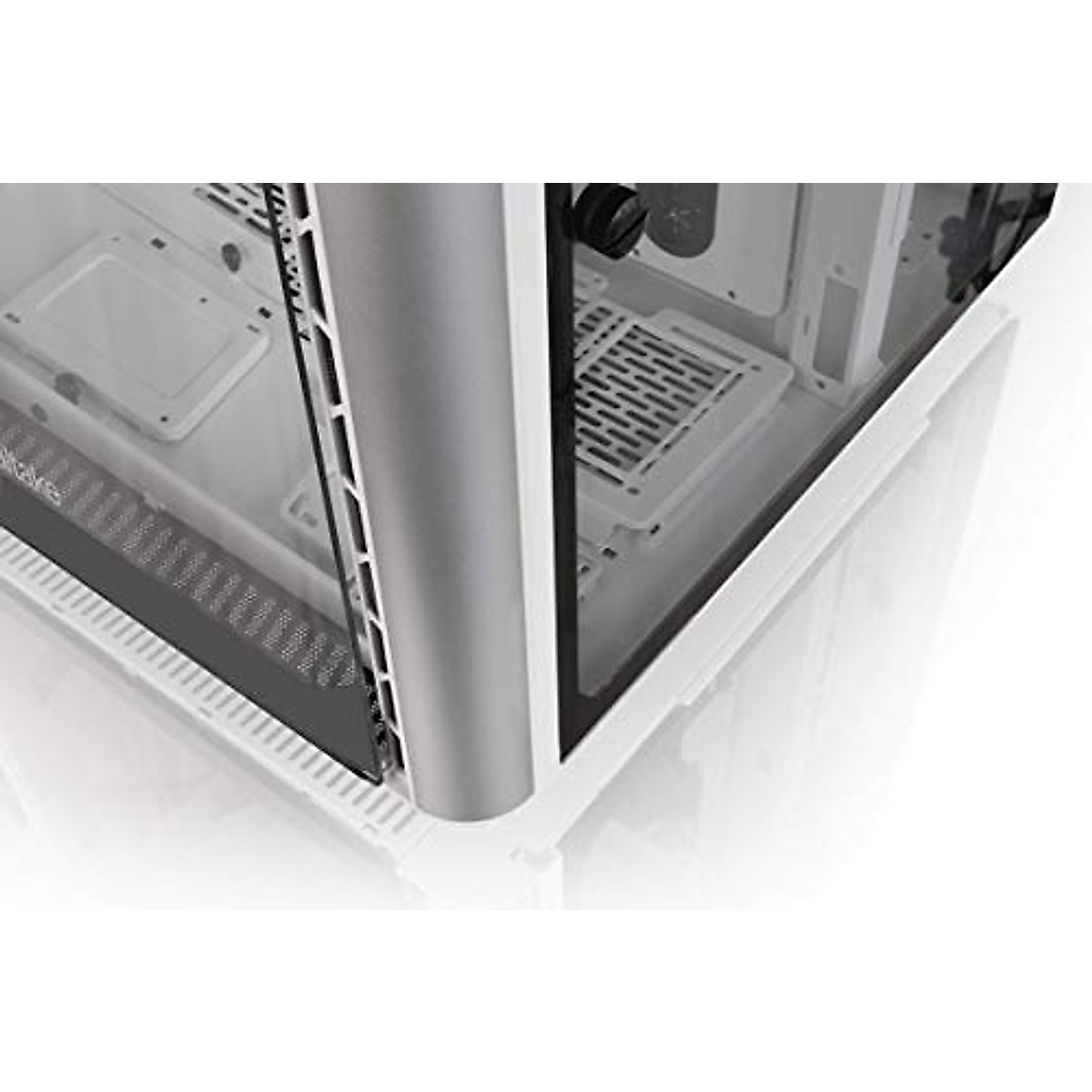 Thermaltake Level 20 HT Snow Edition 4 Tempered Glass Type-C Fully Modular E-ATX Full Tower Computer Chassis with 2 140mm Top Fan Pre-Installed CA-1P6-00F6WN-00