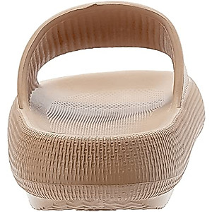 BRONAX Slides for Women Unisex EVA Soft Size 6 Pillow House Home Garden Slippers Sandals for Ladies Comfy Cushioned Thick Sole 37-38 Brown