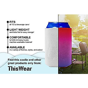 Best Aunt and Uncle Ever Gift Set 2 Pack Can Coolies Drink Coolers Magenta and Navy