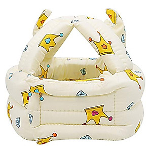 Bellady Infant,Toddler & Baby Child Helmet Cushion Bonnet, Horns_Crown