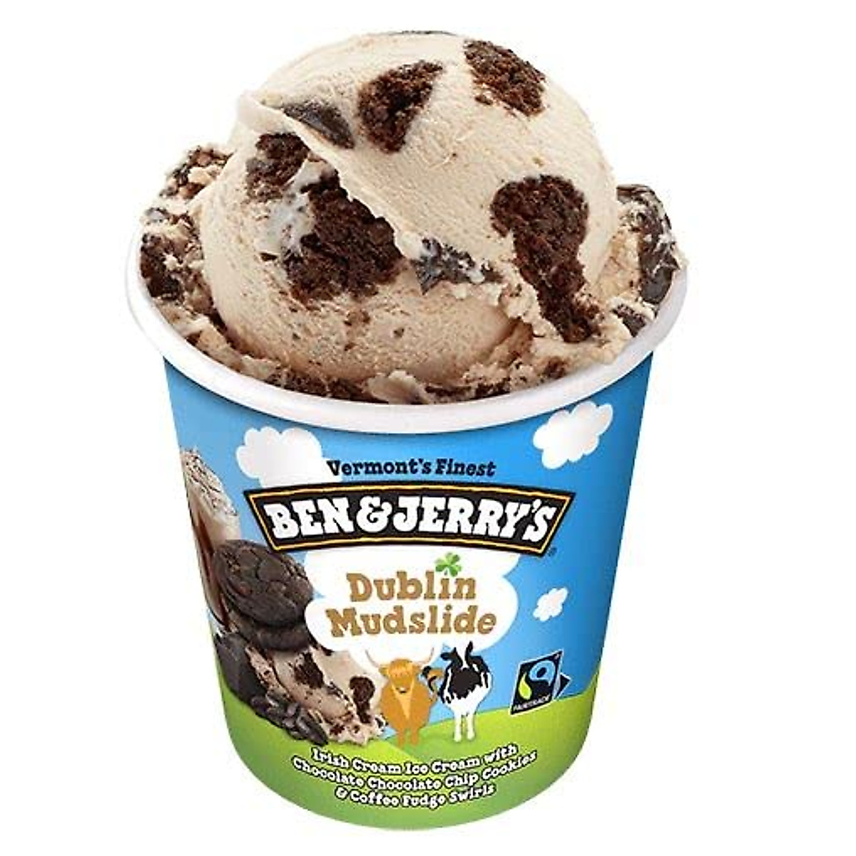 Ben & Jerry's Dublin Mudslide Ice Cream Pint (Pack of 8)