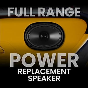 BOSS Audio Systems BRS69 6 x 9 Inch Replacement Car Door Speaker - 120 Watts Max, Sold Individually, 4 Ohms, Bocinas Para Carro