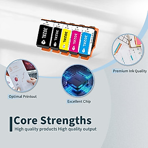 OINKWERE Remanufactured 302XL Ink Cartridge Replacement for Epson 302 Ink Cartridges 302 XL T302XL T302 to Use with XP-6000 XP-6100 XP6000 XP6100 Printer (5-Pack)