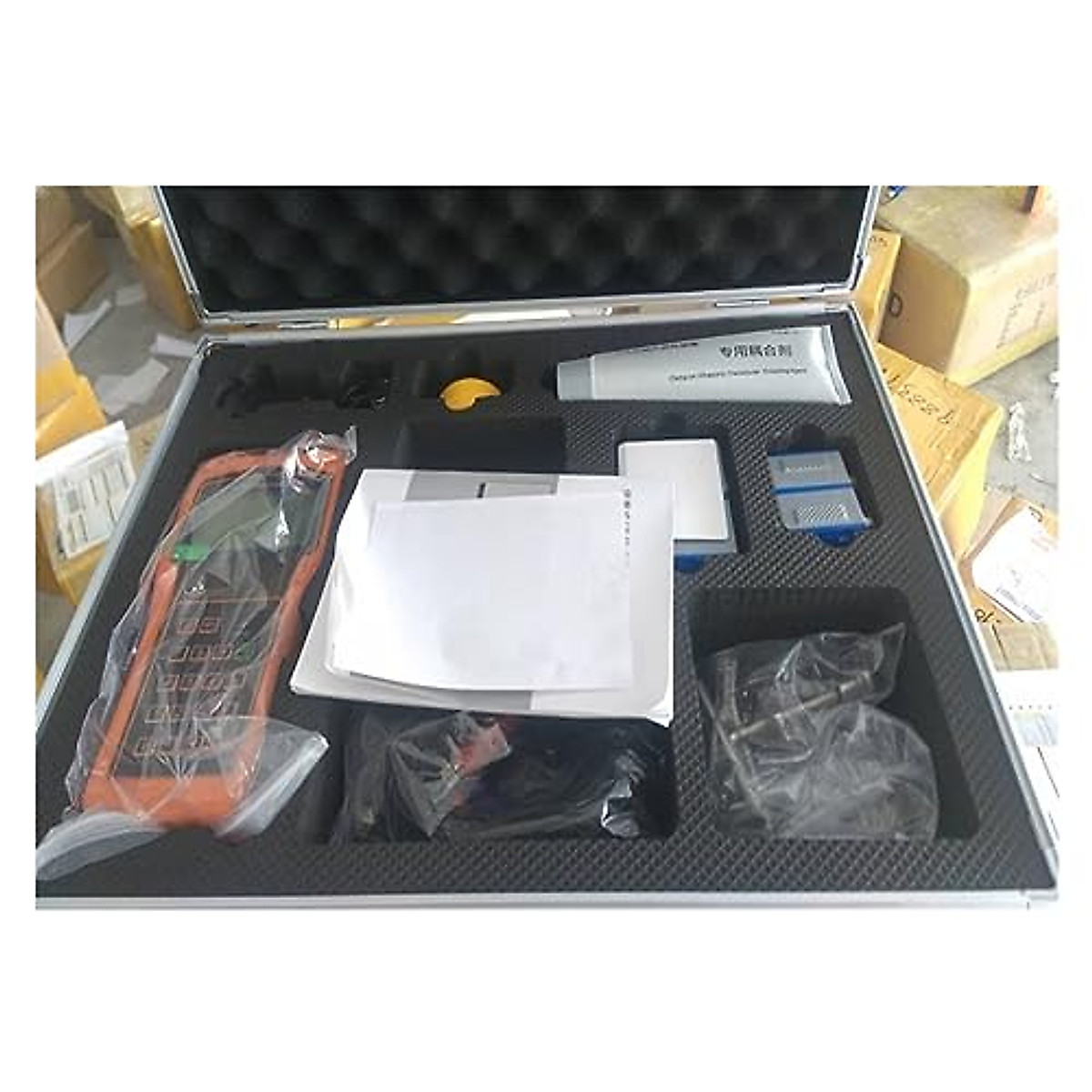 Flow Control Meter TUF-2000H-TM-1+TS-2 Ultrasonic Flow Meter Flowmeter, TS-2 DN15-DN100 TM-1 DN50-DN700 Without Package Case Used in Petroleum,Food, Etc. (Color : Host -TM1-HT TS2-HT, Siz