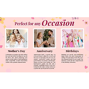 ForeverWick Sweet Lemon Bar Surprise Soy Wax Candle with Diamond Inside 10 Oz Jar, Highly Scented, Exchange Diamond for 14K Gold & Diamond Fine Jewelry, Masterfully Hand Poured, 70 Hour