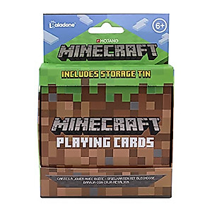 Minecraft Playing Cards - Standard Deck of Cards in Collector Travel Tin