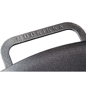 Muurikka Grill Pan 58 cm with Protective Bag, Outdoor Pan, Fire Pan Made of Robust Rolled Steel for Campfire & Grill