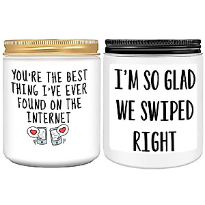 Gifts for Her Him,Valentines Day Romantic Gifts for Her Him,Birthday Anniversary Christmas Gifts for Her Him Boyfriend Girlfriend Husband Wife Couples Best Friends,Best Candle Gifts for Women Men