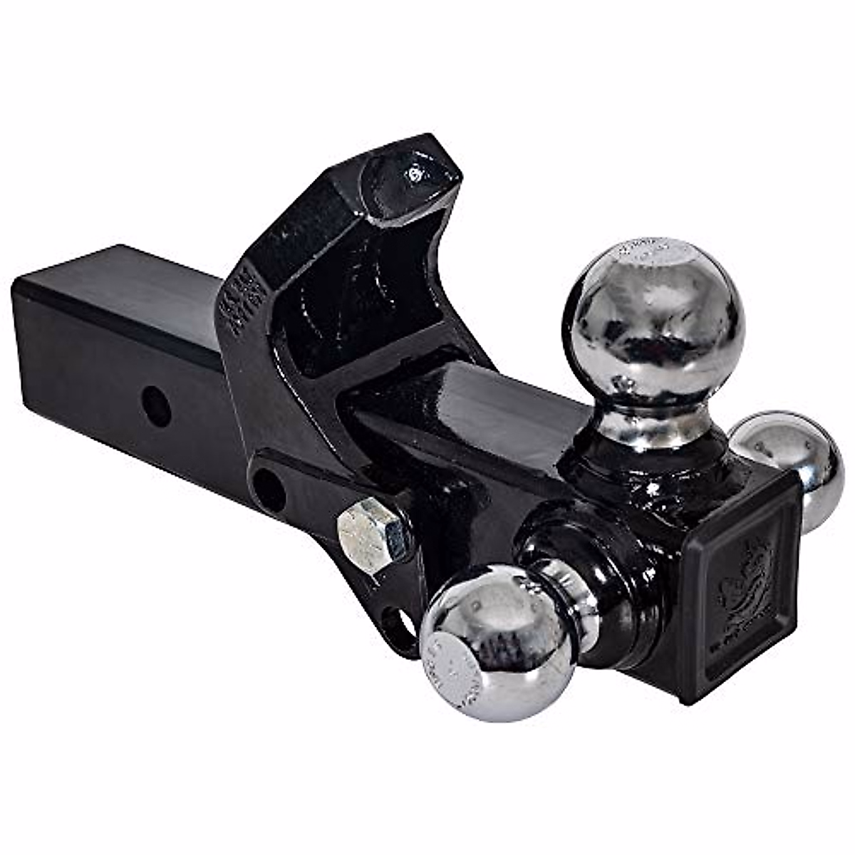 Buyers Products 1802280 Tri Ball Hitch with Pintle Hook for 2-1/2 Inch Receivers,Black