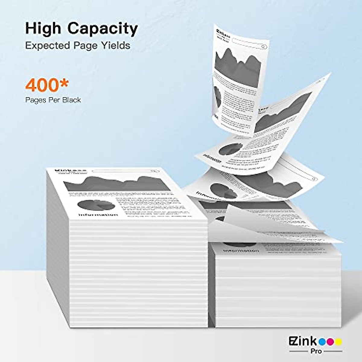 E-Z Ink Pro LC3013BK LC3011BK Compatible Ink Cartridge Replacement for Brother LC3013 LC3011 LC-3013 Compatible with MFC-J491DW MFC-J497DW MFC-J895DW MFC-J690DW (2 Black)