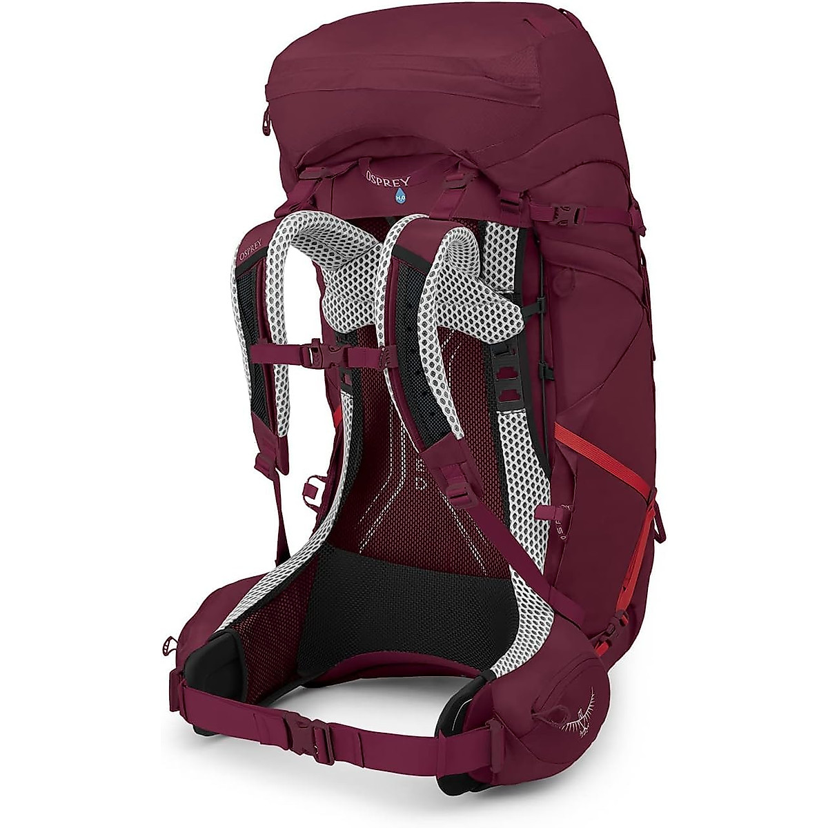 Osprey Aura AG LT 65L Women's Backpacking Backpack, Antidote Purple, WM/L