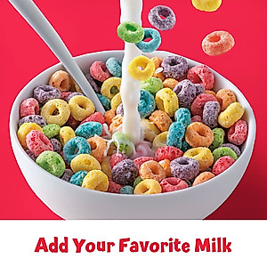 Kellogg's Froot Loops Kids Breakfast Cereal, Variety Pack, Froot Loops and Froot Loops with Marshmallows, 10.1 Ounce (Pack of 4)