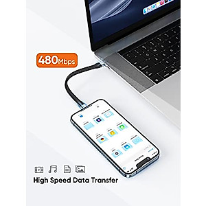 CableCreation USB C to Lightning Cable Short, [MFi Certified], 15 cm Fast Charging Cable & Data Transfer, for iPhone 14/14 Pro Max/13/13 Pro/12/12 Pro/11/X/XS/XR/8, iPad and AirPods Pro, etc.