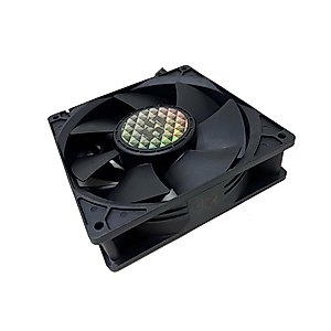 Bgears b-Blaster 140x38 (PWM Version) Extreme Cooling Gaming PC & Mining Machine Fan, Hi-Speed 5200RPM w/Airflow of 308 CFM, 2 Ball Bearing Designed for Extended Life & high Performance, 4 Wire Black