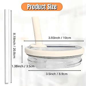 2 Pack 40 oz Tumbler Flip Straw Lid Suitable for Stanley Cup, Splash-Proof, Leak-proof, Spill-Proof Straw Lid Replacement, Reusable Tumbler Lid